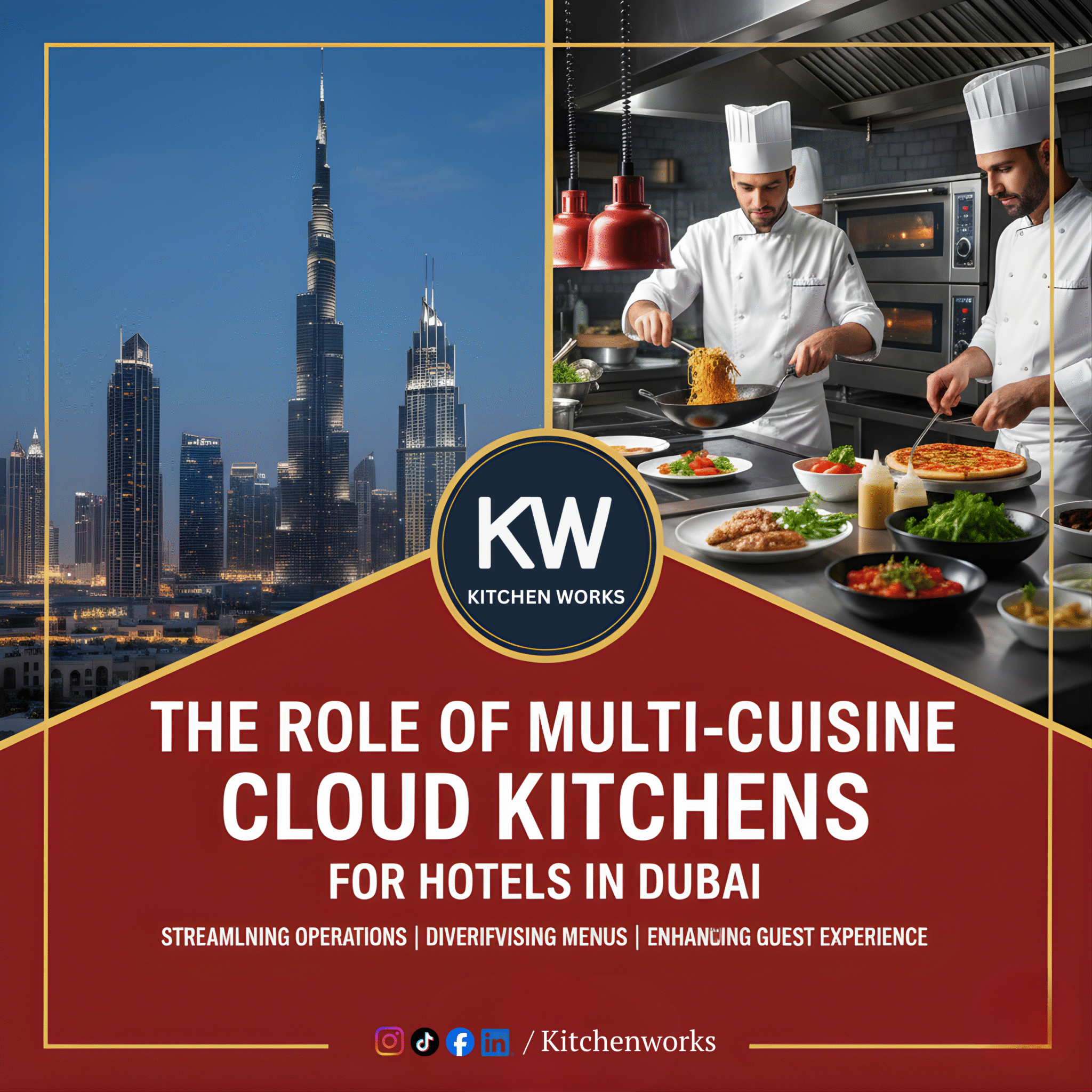 The Role of Multi-Cuisine Cloud Kitchens for hotels in Dubai