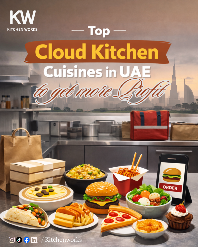 12 High Demand Cloud Kitchen Cuisines Dominating the UAE
